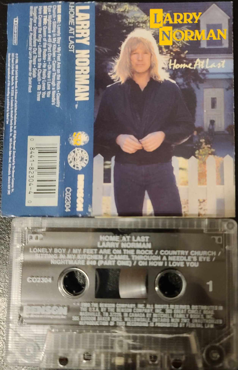 LARRY NORMAN - HOME AT LAST (*TAPE, 1989, Benson) – Boone's Overstock