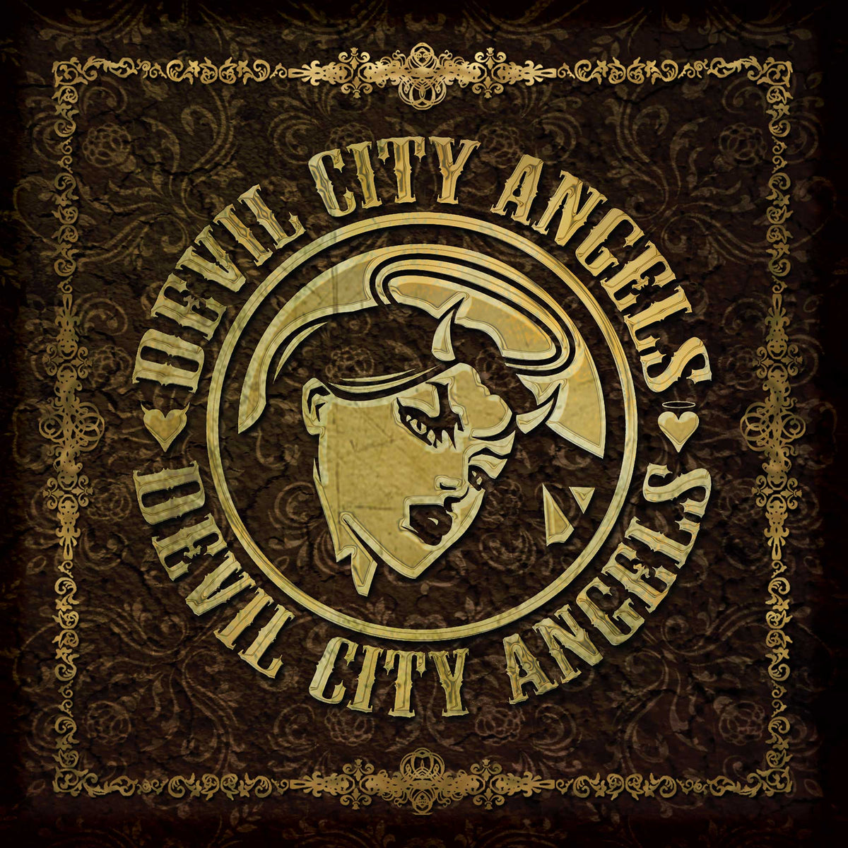 Devil City Angels - Devil City Angels (Gold & Black Vinyl, 2025) Membe ...