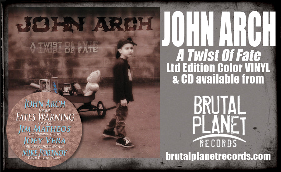 John Arch - A Twist of Fate + 1 bonus (CD, 2025) Vocalist 1st three Fa ...