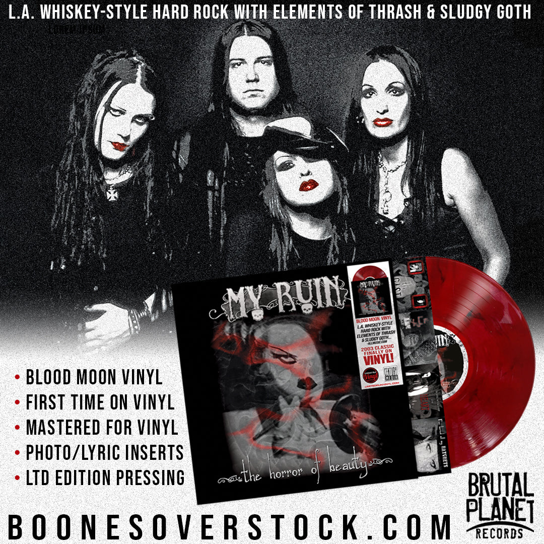 MY RUIN - THE HORROR OF BEAUTY (*NEW-BLOOD MOON RED VINYL, 2024, Bruta ...