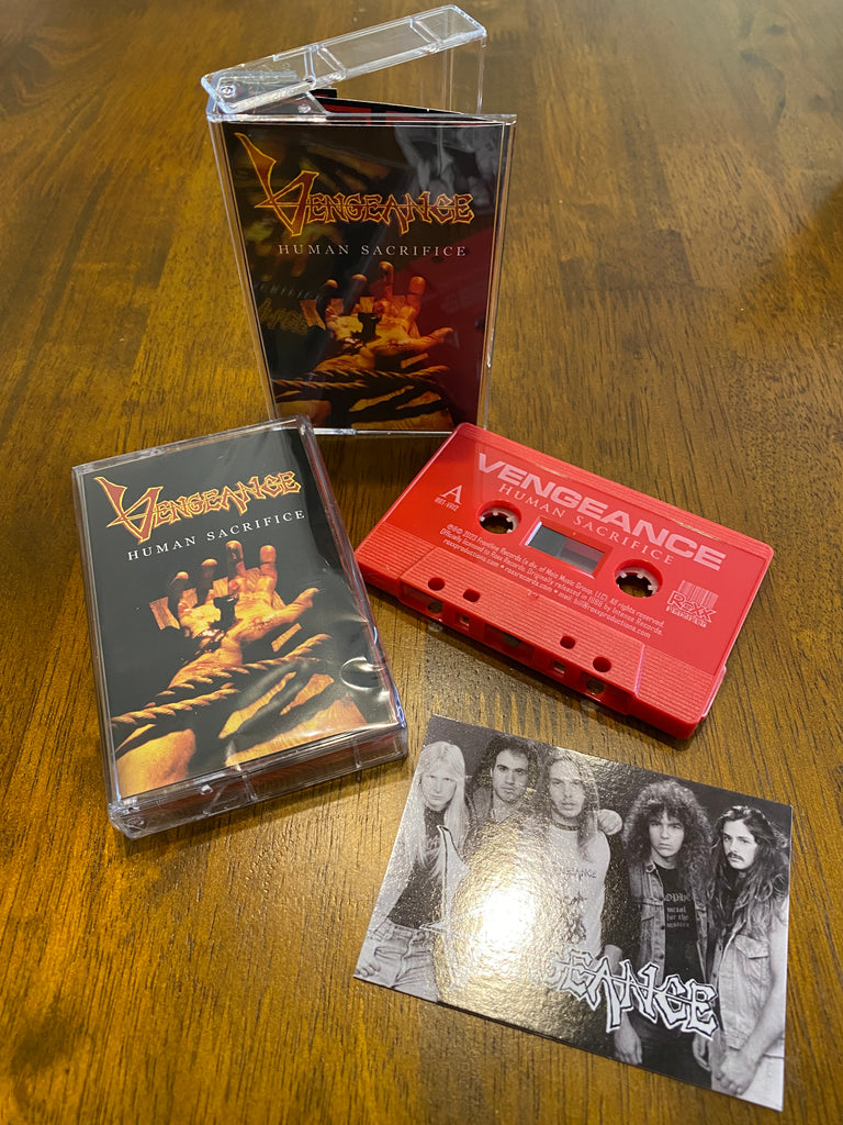 VENGEANCE - 'HUMAN SACRIFICE' 35TH ANNIVERSARY REMASTER (CASSETTE TAPE ...