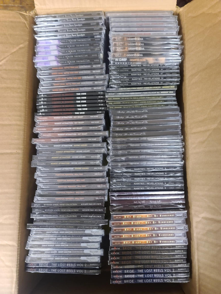 BULK LOT 100 METAL CDs-NEW-Xian Classic/Death/Metal/Thrash/CCM/Rock Br ...