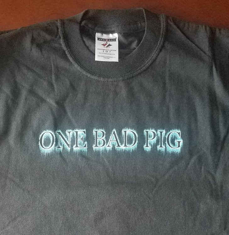 ONE BAD PIG - WARNING *** T-SHIRT – Boone's Overstock