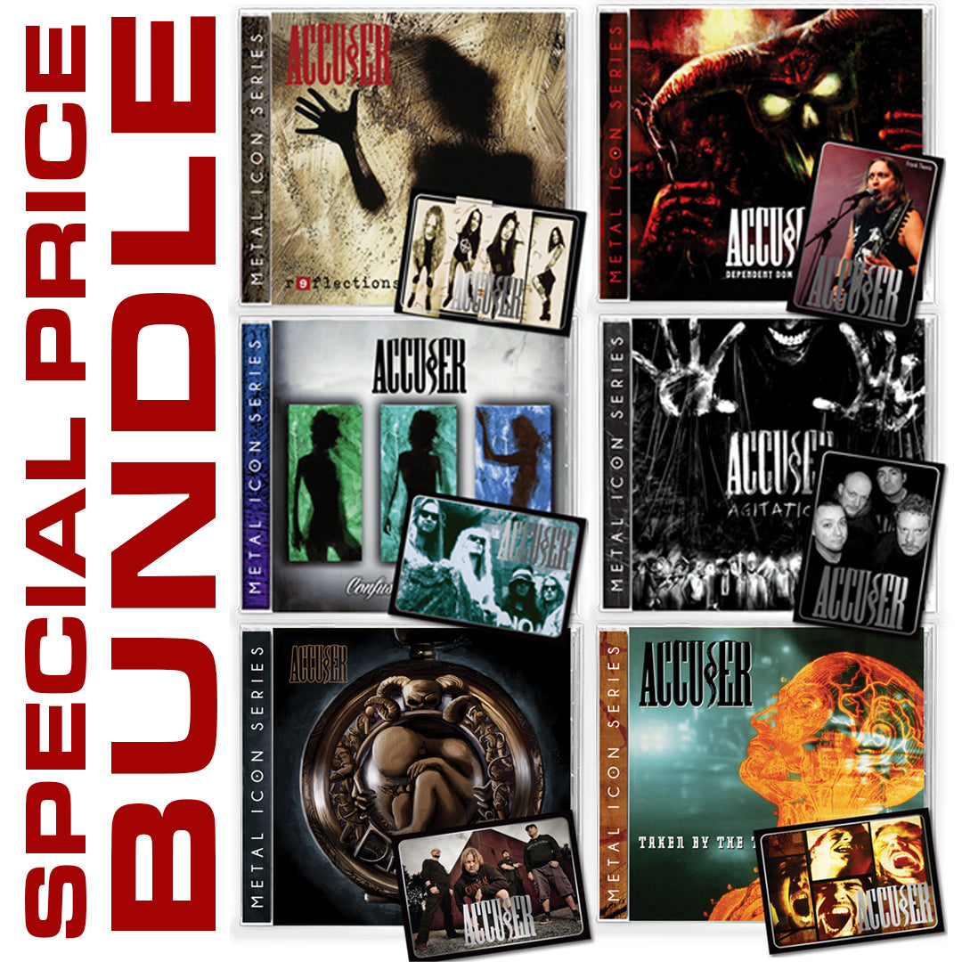 6-CD BUNDLE - ACCUSER - REFLECTIONS + AGITATION + THROAT + DEPENDENT ...