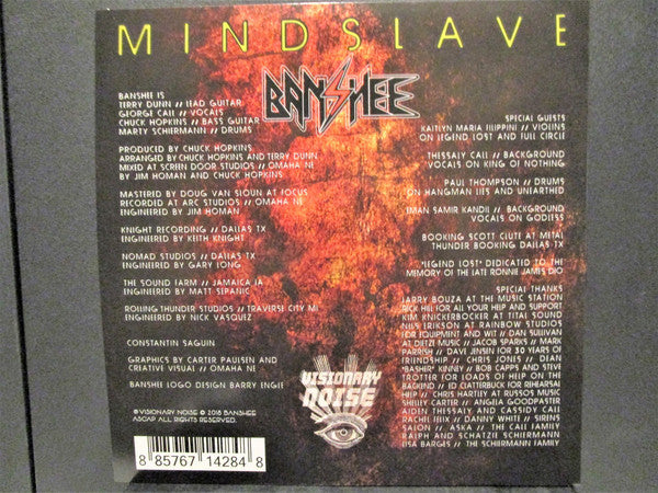 BANSHEE - MINDSLAVE (*NEW-VINYL PICTURE DISC) Elite Melodic Metal ...