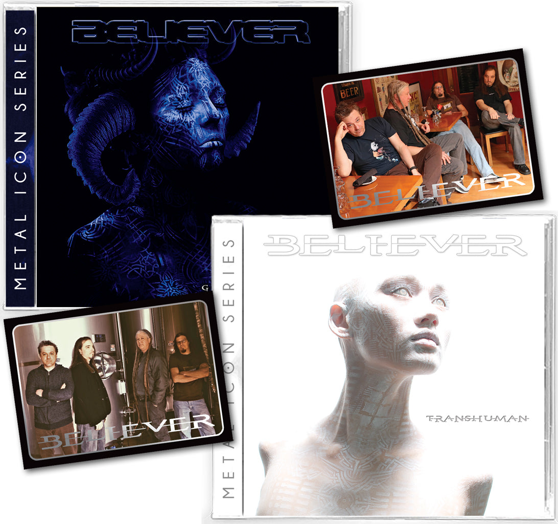 BELIEVER 2-CD BUNDLE - GABRIEL + TRANSHUMAN + LTD Collector Cards (*NE ...