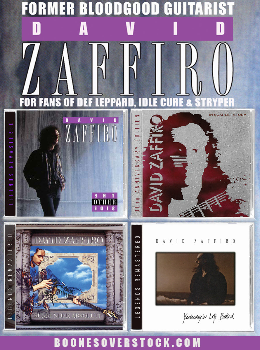 DAVID ZAFFIRO 4-CD BUNDLE (Other Side + Scarlet Storm + Surrender Abso ...